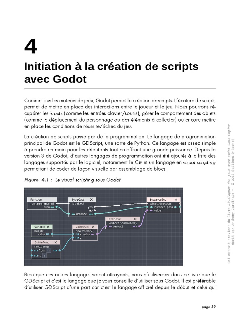 Godot-Book-Ch4 Scripts Deb | PDF | Informatique | Informatique