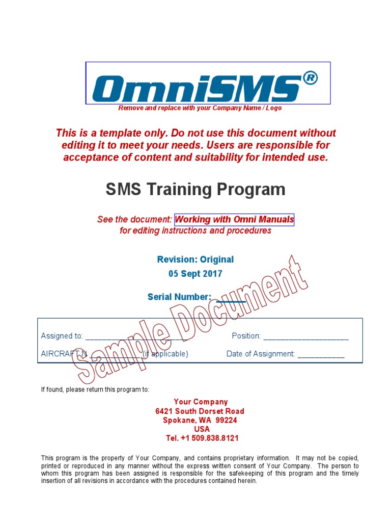 Omni Aviation SMS Training Program | PDF | Educational Technology ...