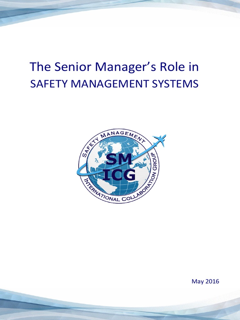 The Senior Manager's Role in SMS | PDF | Risk | Risk Management