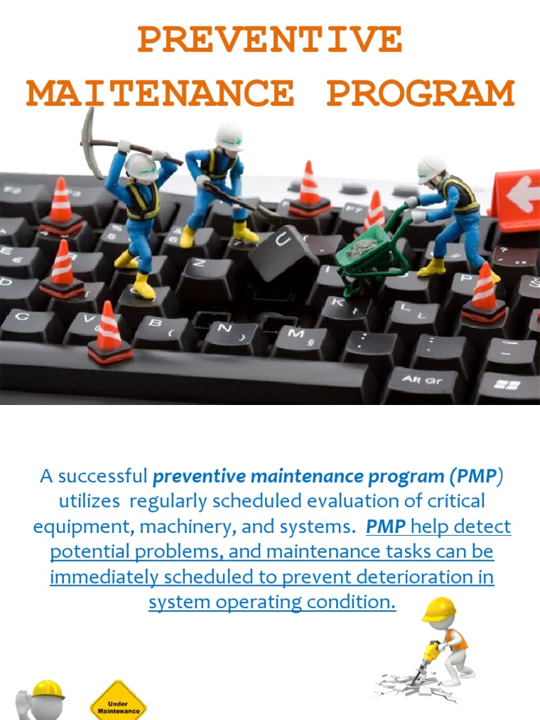 Preventive Maintenance Program | PDF | Mechanical Engineering | Systems ...