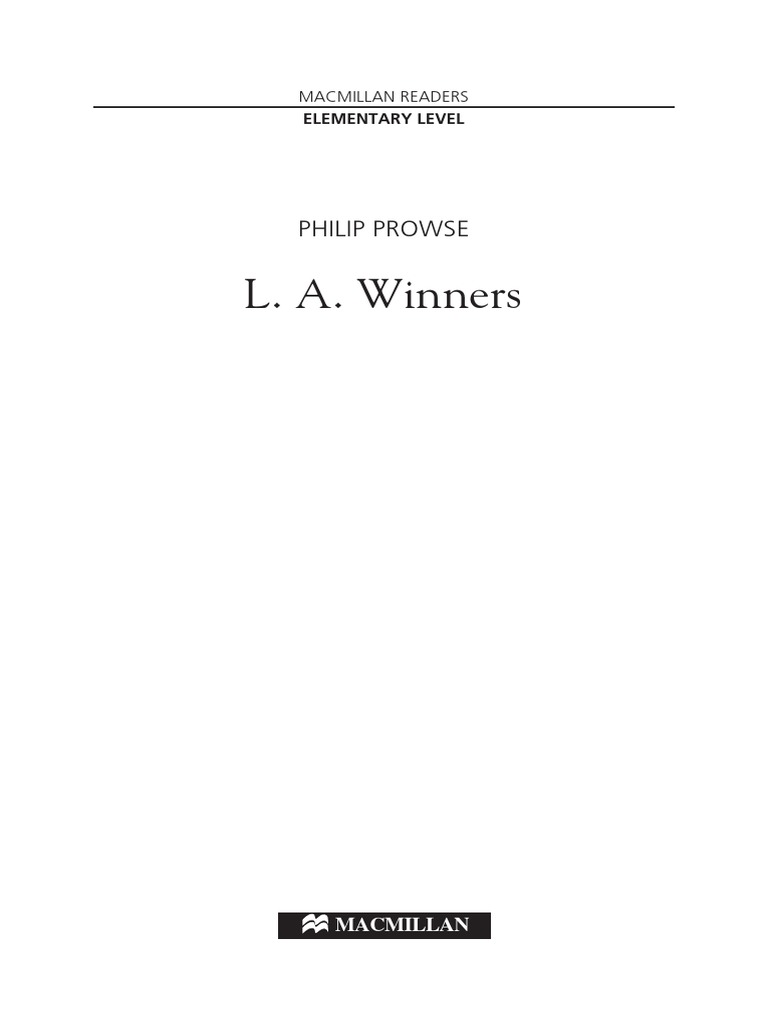 L. A. Winners: Philip Prowse | PDF