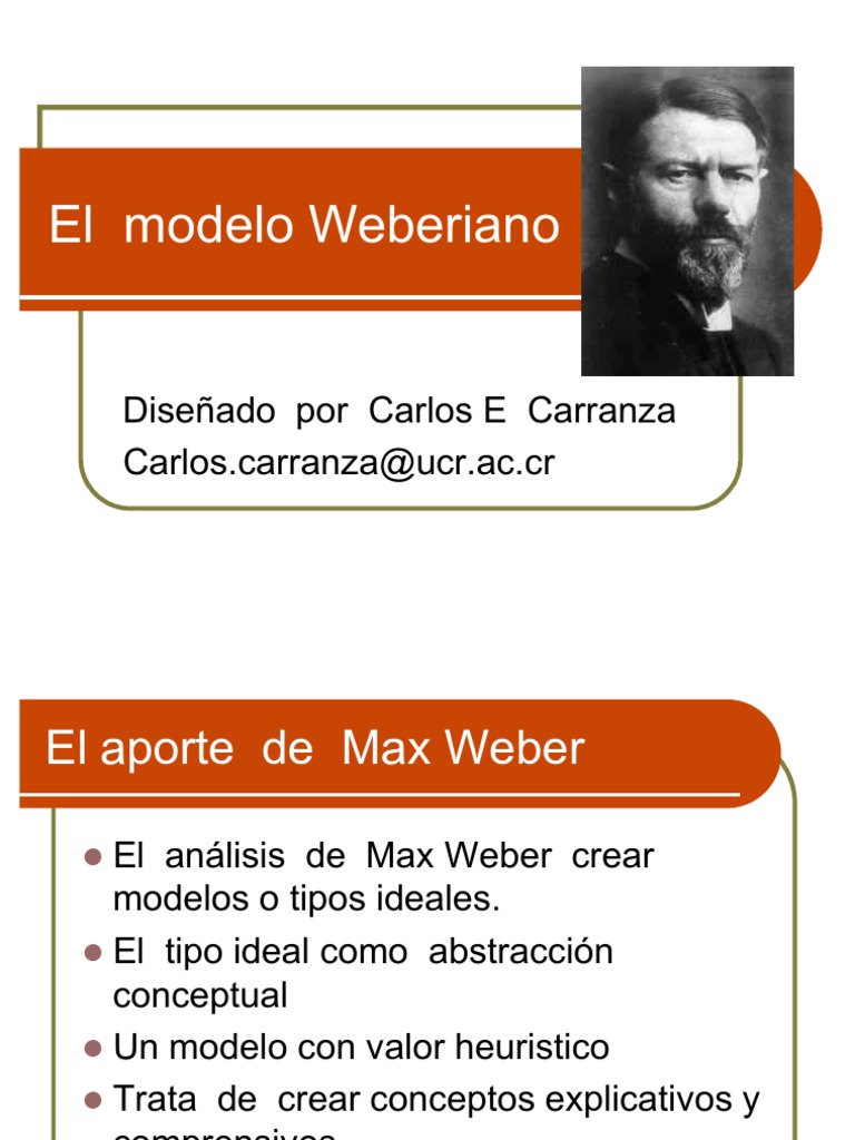 El modelo Weberiano.09