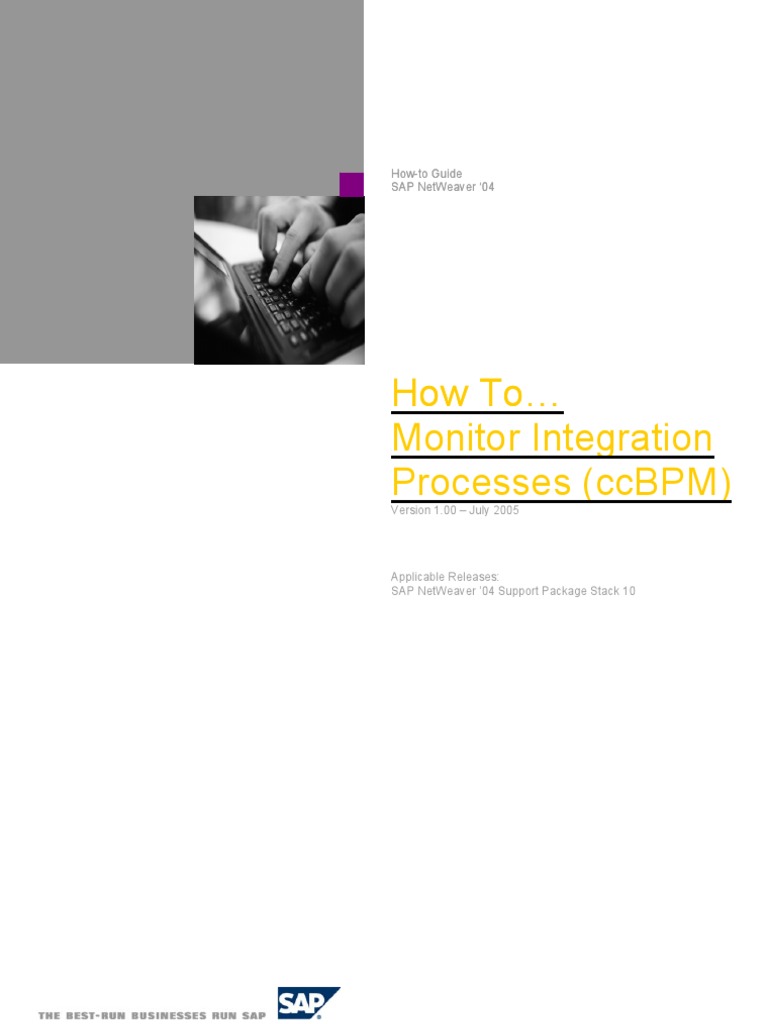 How To Monitor Integration Processes CCBPM | PDF | Ibm Db2 | Business ...