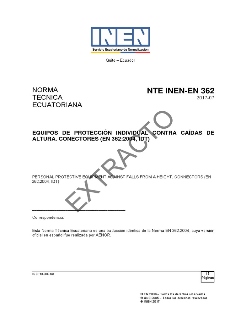 Nte Inen en 362 | PDF | Europa