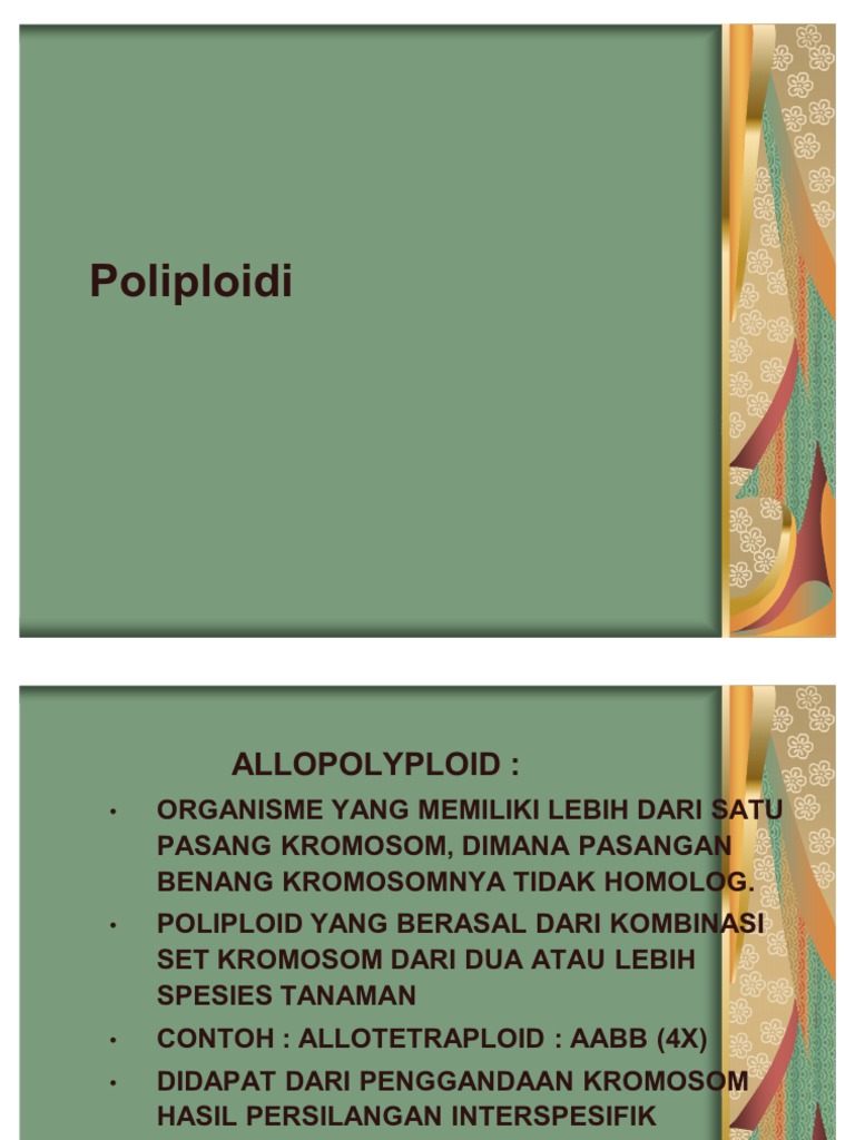 Poliploidi | PDF