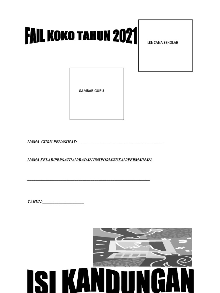 Pembahagi (Divider) Untuk Fail Kokurikulum | PDF