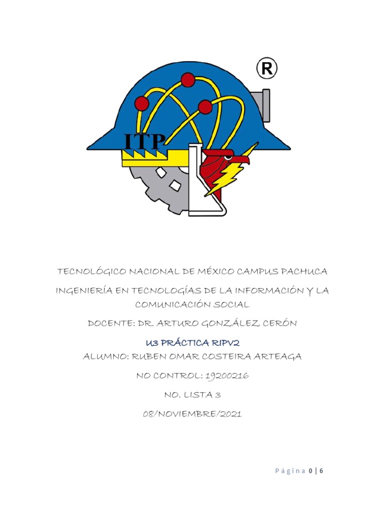 ENRUTAMIENTO RIPv2 | PDF | Enrutador (Computación) | Arquitectura de Computadores