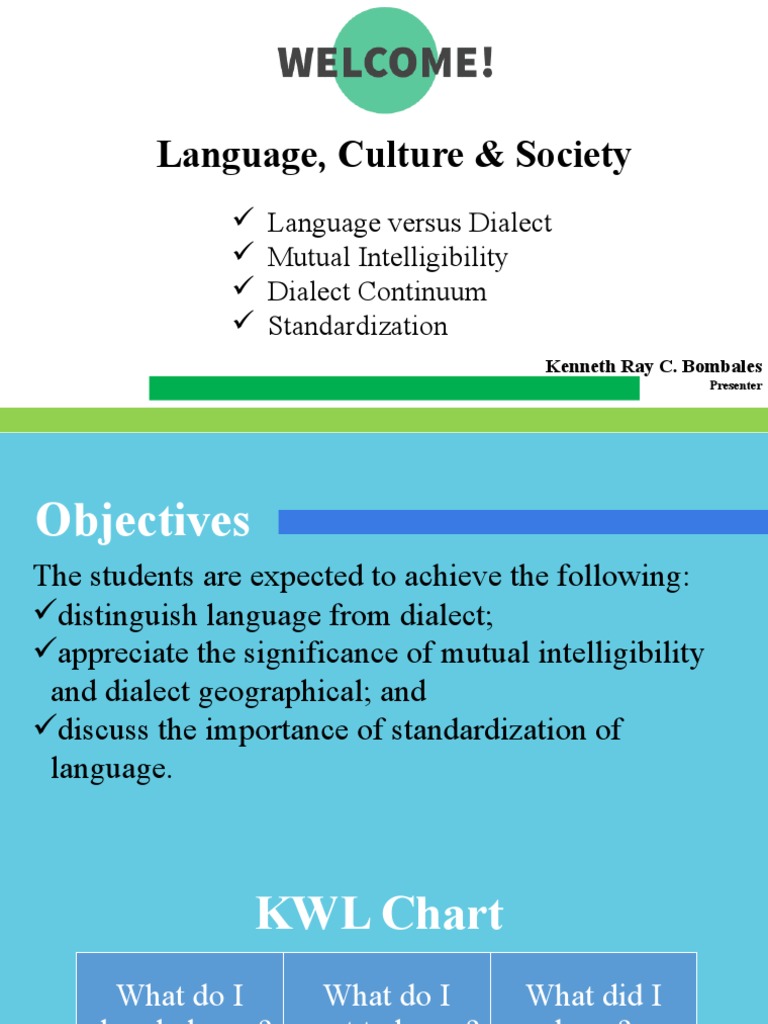 Language Versus Dialect | PDF | Dialect | Accent (Sociolinguistics)