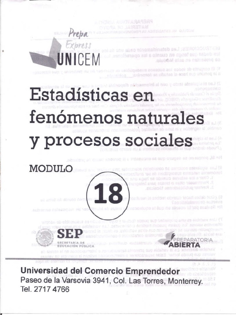 Prepa Express Modulo 18 | PDF