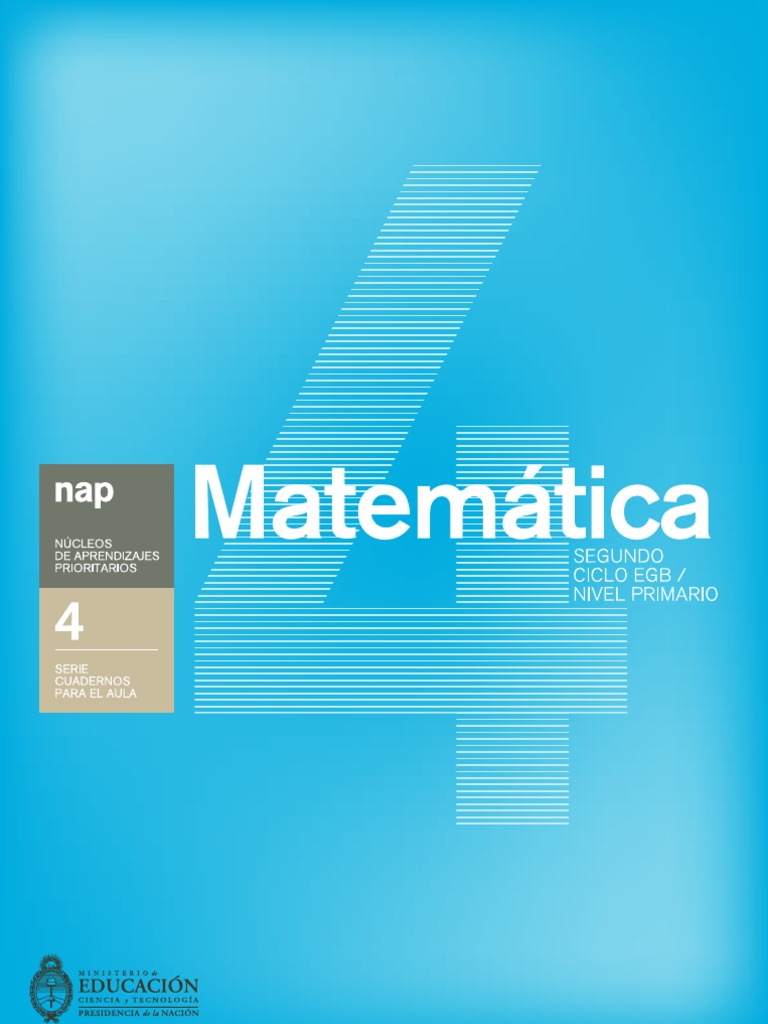 Matemática 2º ciclo de la EGB. Nivel Primario