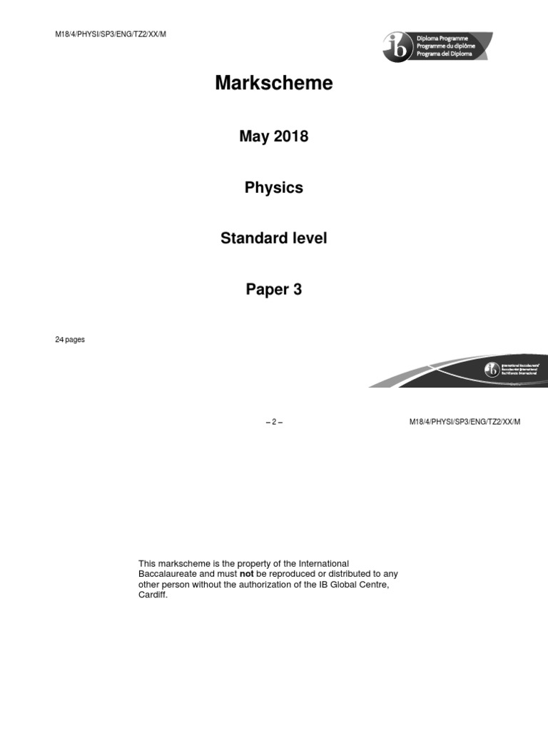 Dokumen - Tips - May 2018 Physics Standard Level Paper 3 Past Papers ...