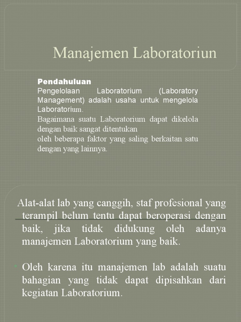 Manajemen Lab 1 | PDF