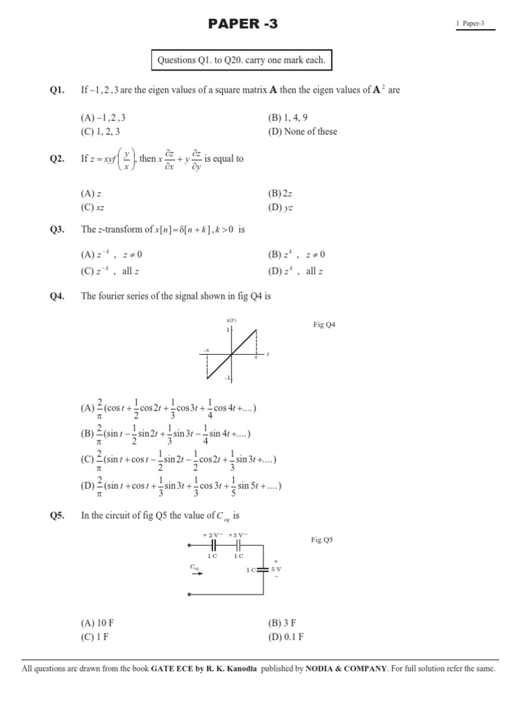 Gate Ece | PDF | Mosfet | Electrical Engineering