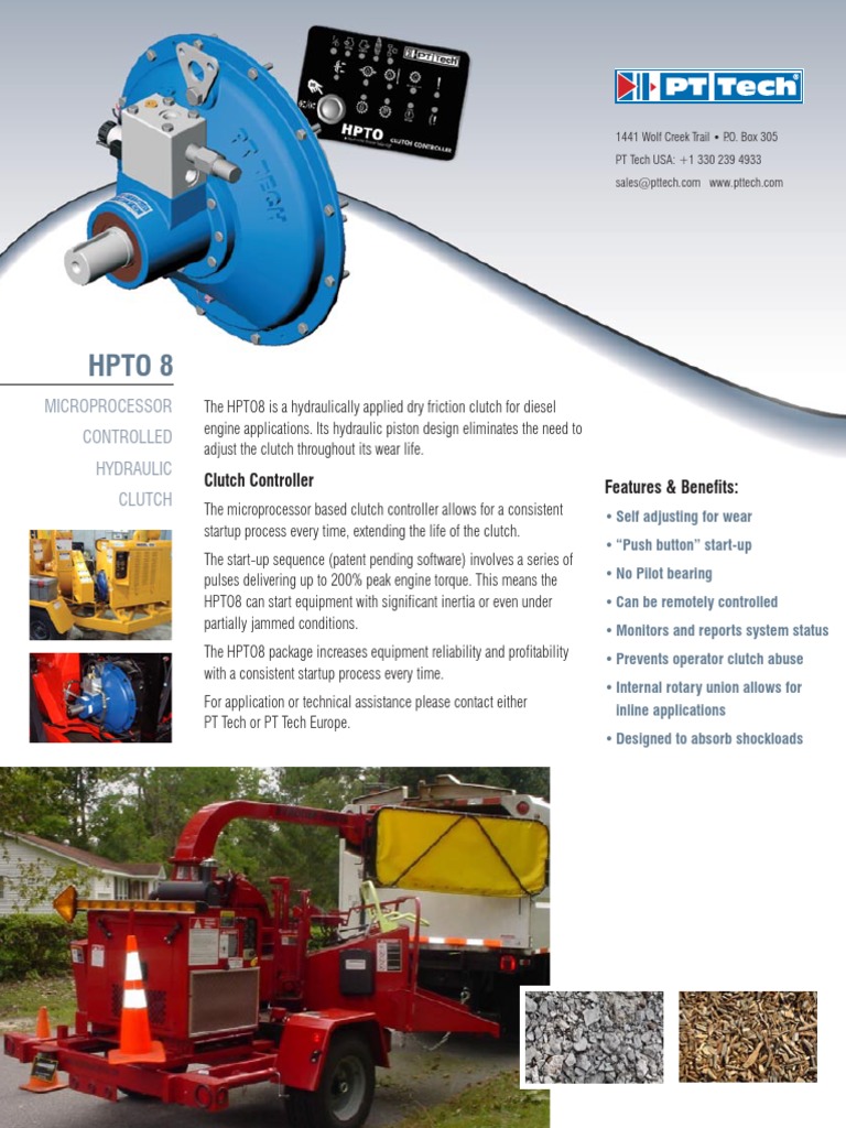 Hpto 8: Microprocessor Controlled Hydraulic Clutch | PDF | Horsepower ...