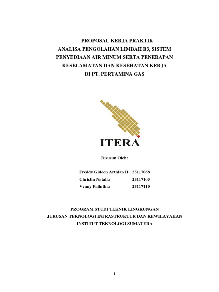Contoh Proposal KP Pt. Pertamina Gas | PDF