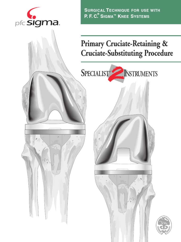 Depuy Rodilla PFC Sigma Tecnica Quirurgica (1) | PDF | Knee ...