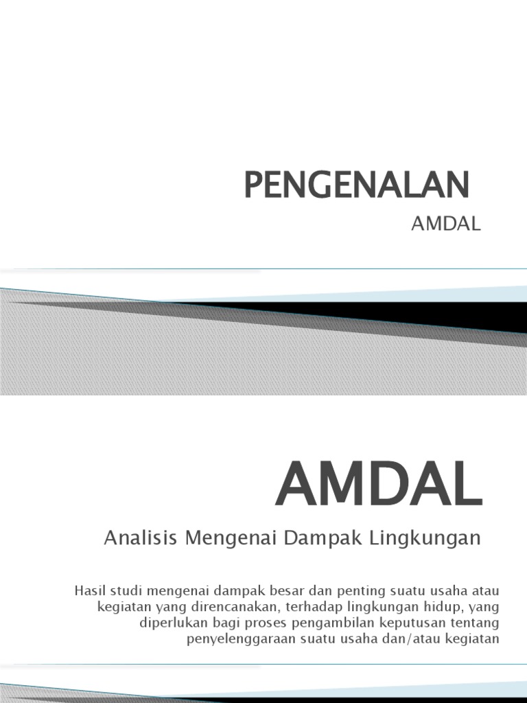 AMDAL | PDF