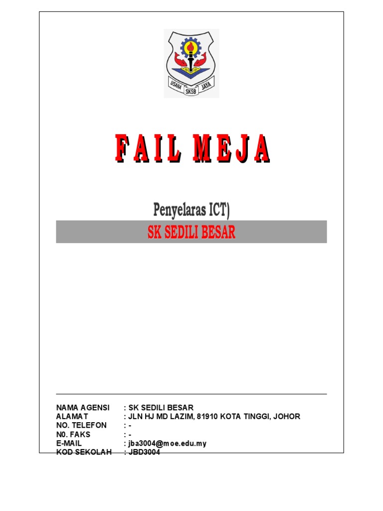 Fail Meja GPB Penyelaras Ict | PDF | Karier & Perkembangan