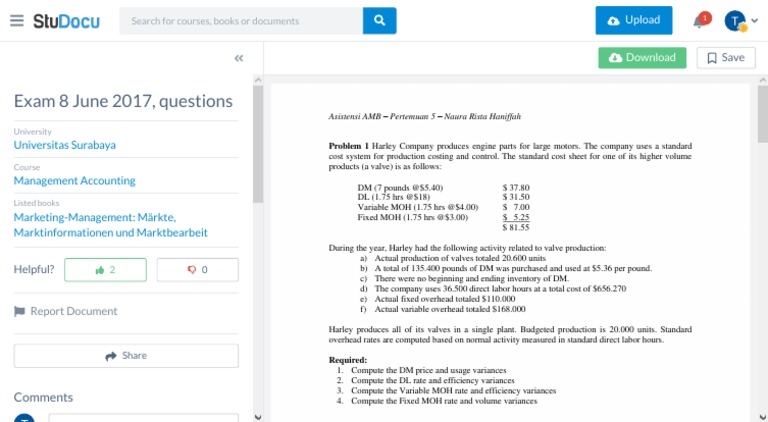 Exam 8 June 2017 Questions Asistensi Amb Pertemuan 5 Naura Rista