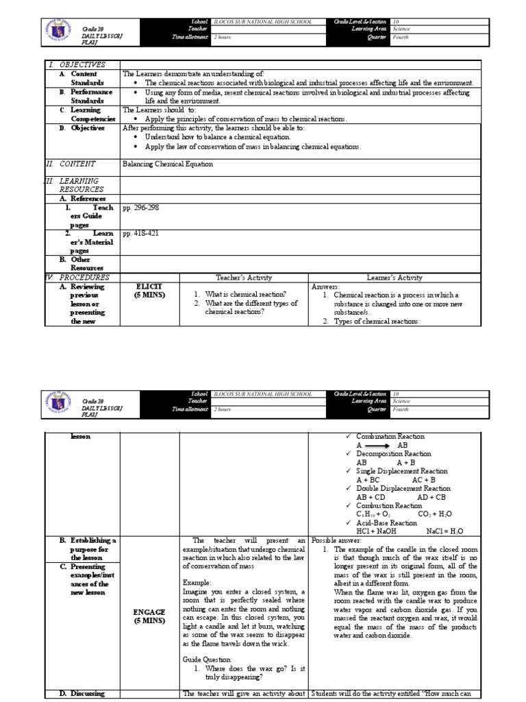 Content Standards Performance Standards Learning Competencies ...
