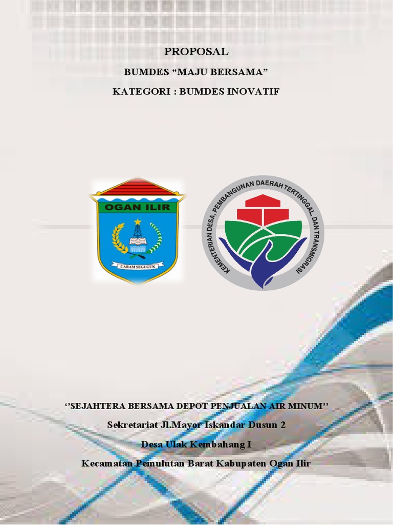 PROPOSAL BUMDES Maju Bersama | PDF