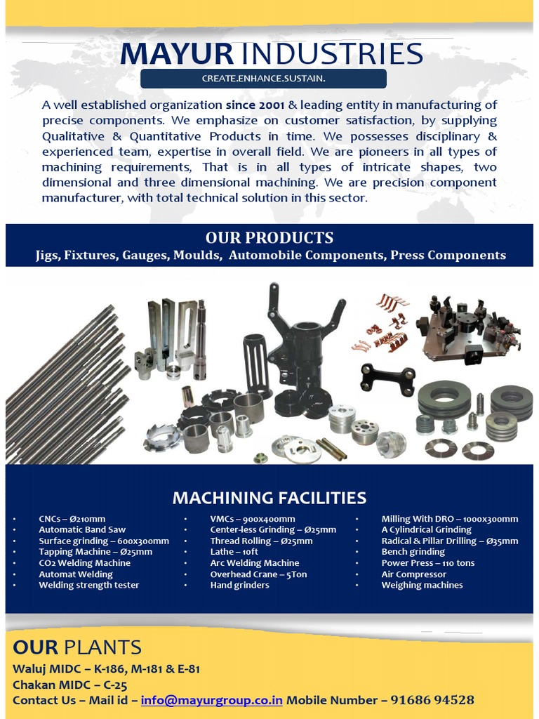 Mayur Industries: Our Plants | PDF