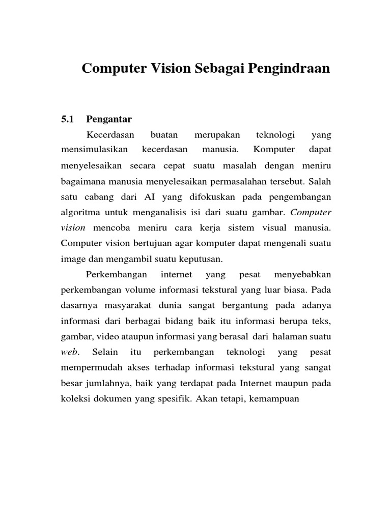 Pertemuan 7 - Computer Vision | PDF