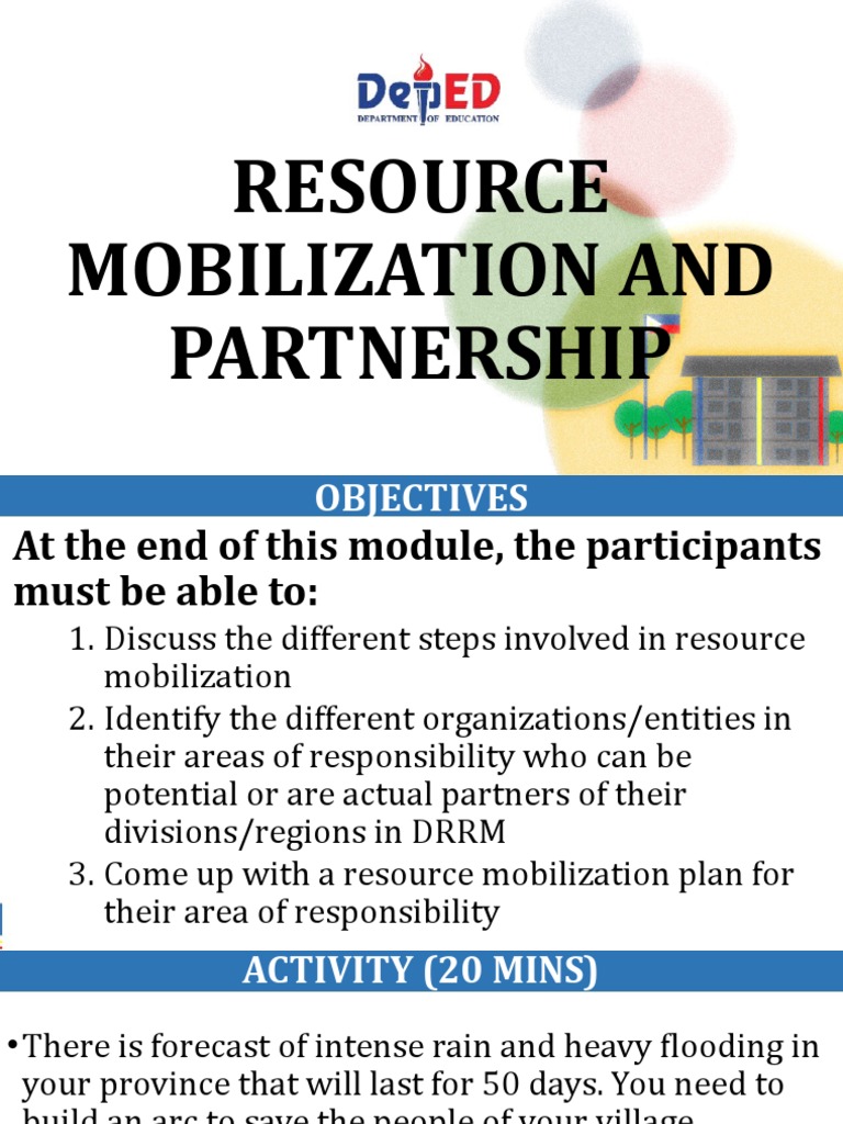Presentation - Resource Mobilization and Partnership | PDF | Resource ...