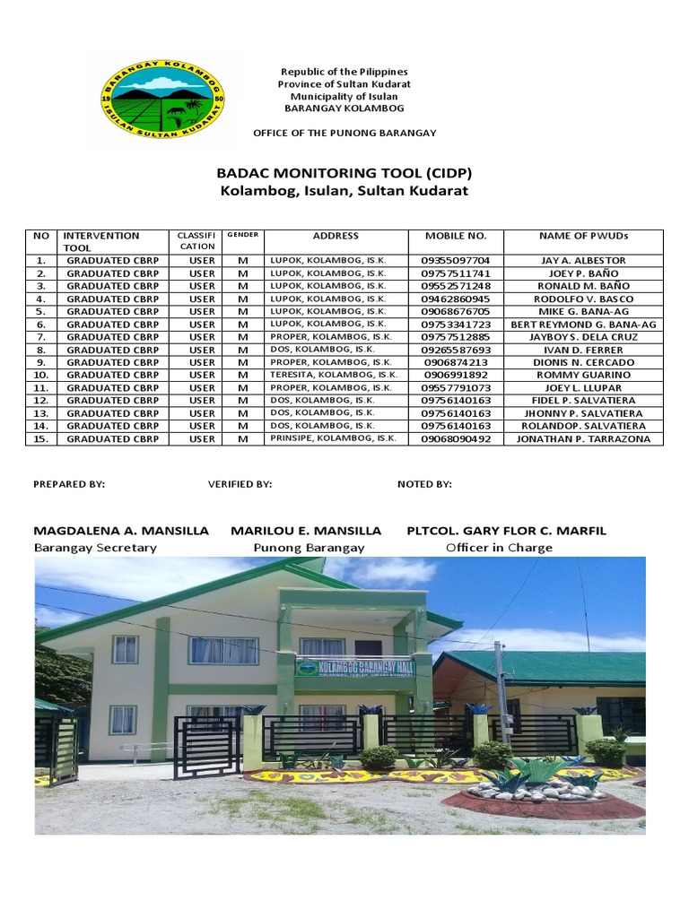 Badac Monitoring Tool | PDF