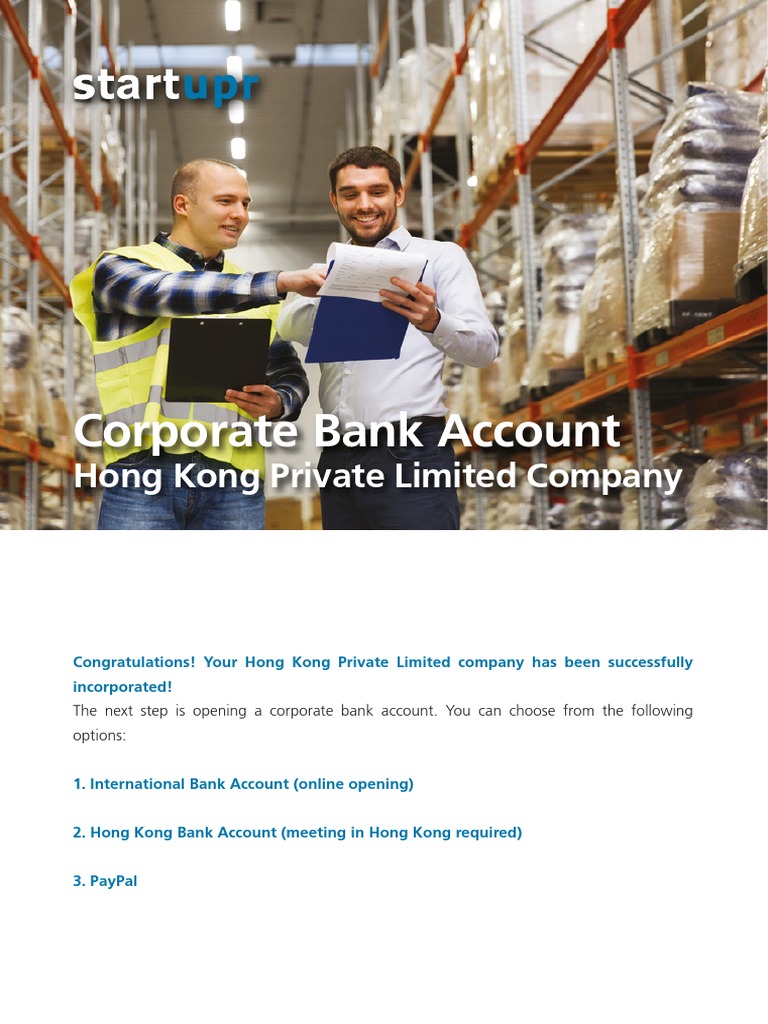 Bank Account Opening Guide | PDF | Pay Pal | Banks