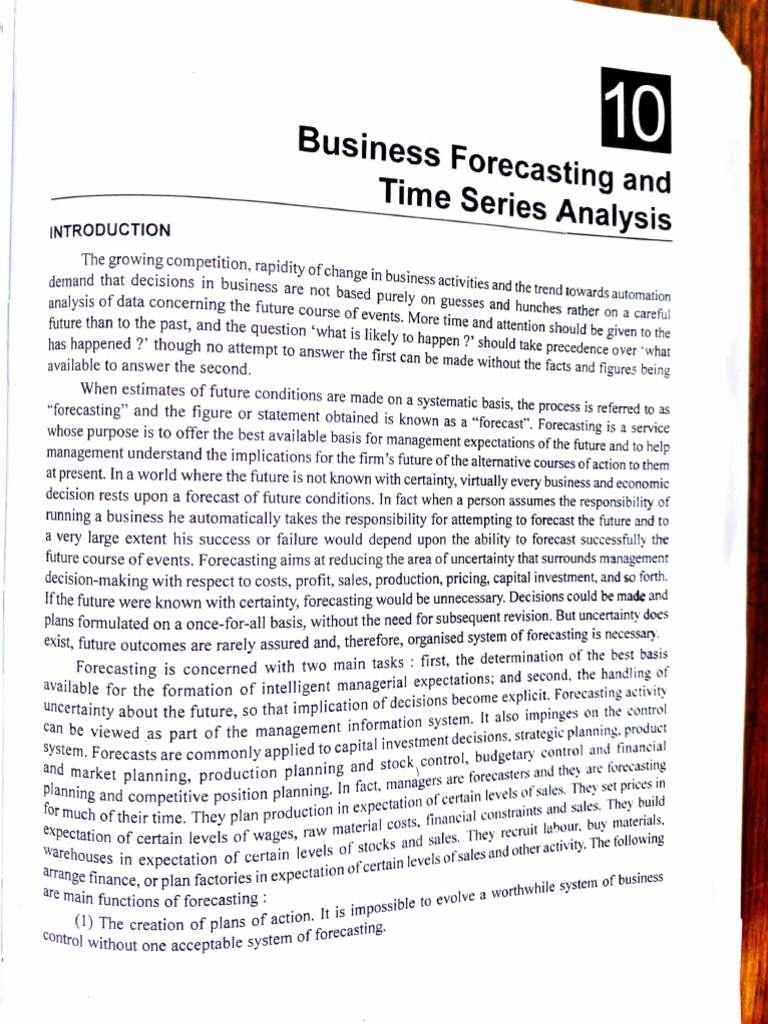 Business Forecasting & Time Series Analysis | PDF | Forecasting | Regression Analysis