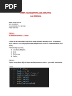Python Data Analysis | PDF | Microsoft Excel | Areas Of Computer Science
