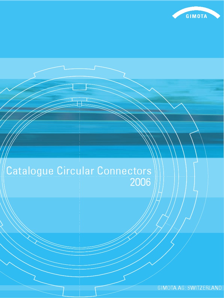 Catalogue Circular Connectors 2006: Gimota Ag: Switzerland | PDF ...