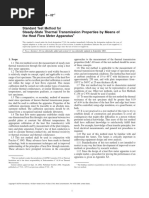 Astm C518 21 | PDF | Calibration | Heat Transfer