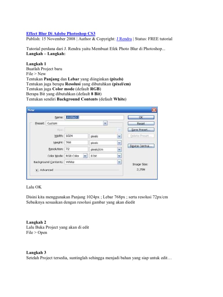 Animasi Photoshop CS3 | PDF | Metode & Bahan Ajar | Griya & Taman