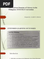 Legal Bases of Mtb-Mle | PDF | Kindergarten | Curriculum