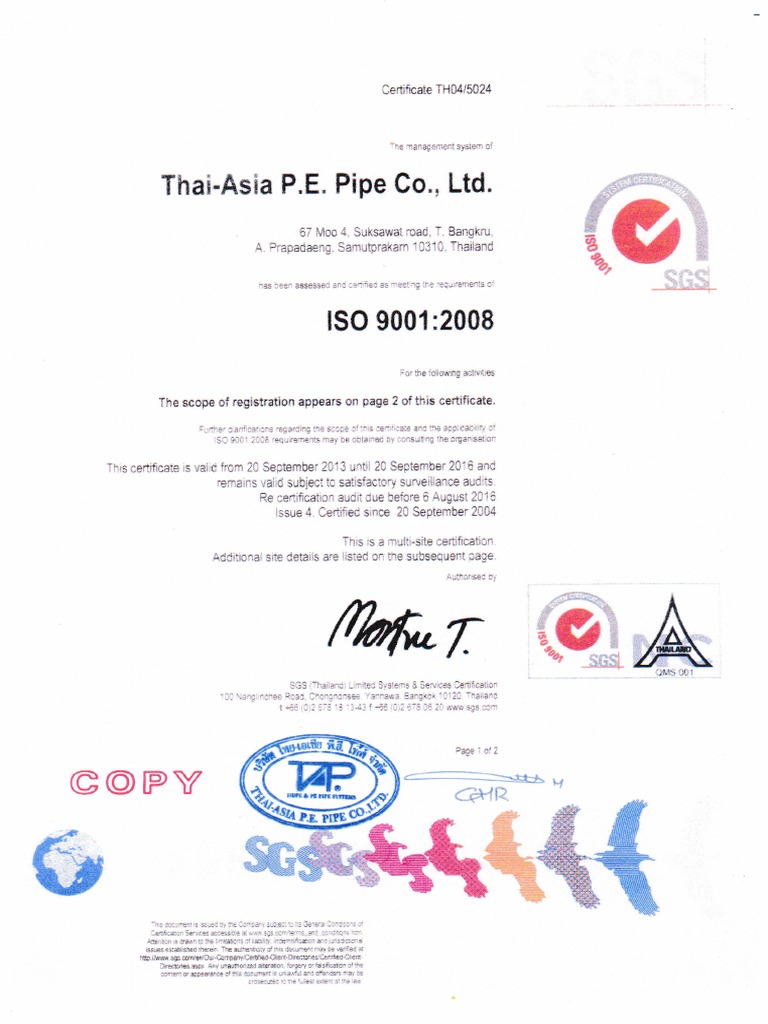 Tap Iso Update 2015 | PDF