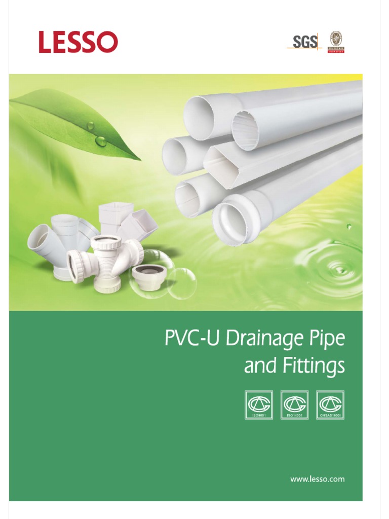 LESSO PVC-U Drainage Pipe and Fittings 2014.4 | PDF