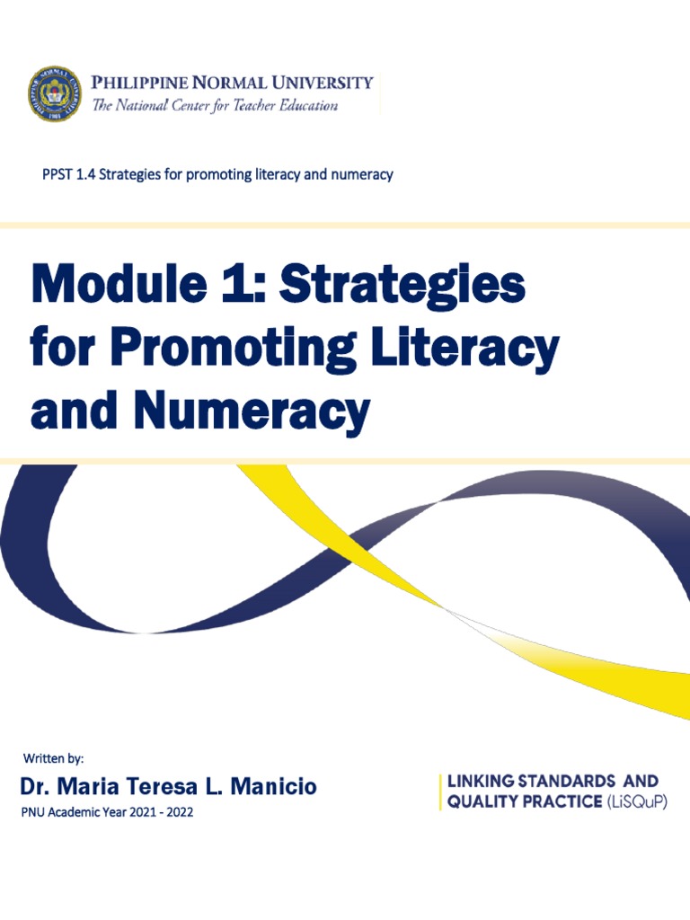 PPST 1.4 Module | PDF | Literacy | Learning