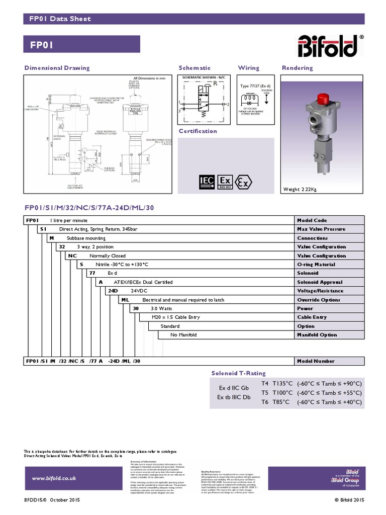 Bifold Valve | PDF | Electrical Components | Electromagnetism