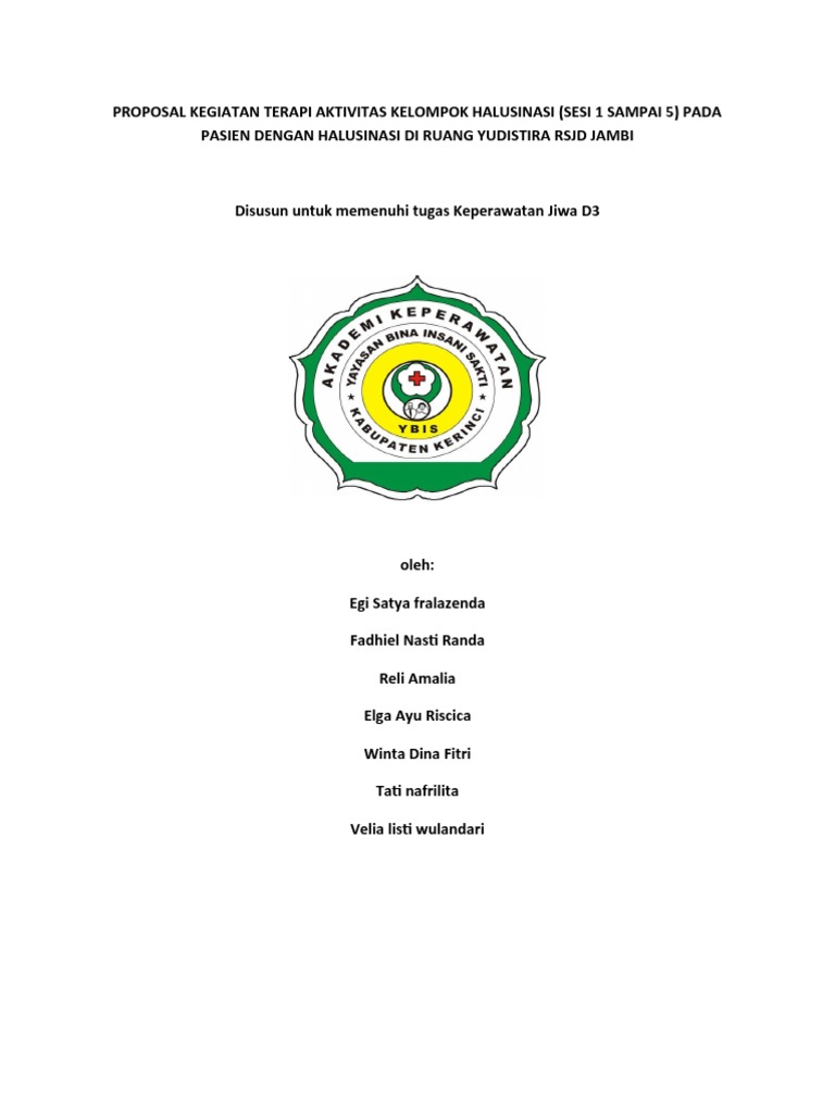 Proposal TAK Ruangan YUDISTIRA (Akper Bis) - 1 | PDF