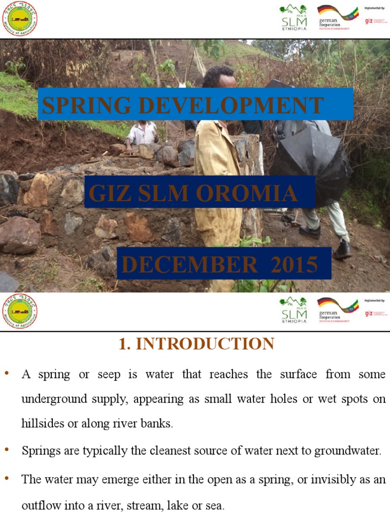 Spring Development (Takele) | PDF | Water | Surface Runoff