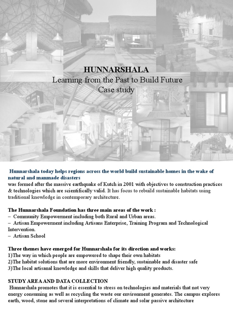 Hunnarshala's Sustainable Campus | PDF | Dome | Sustainability