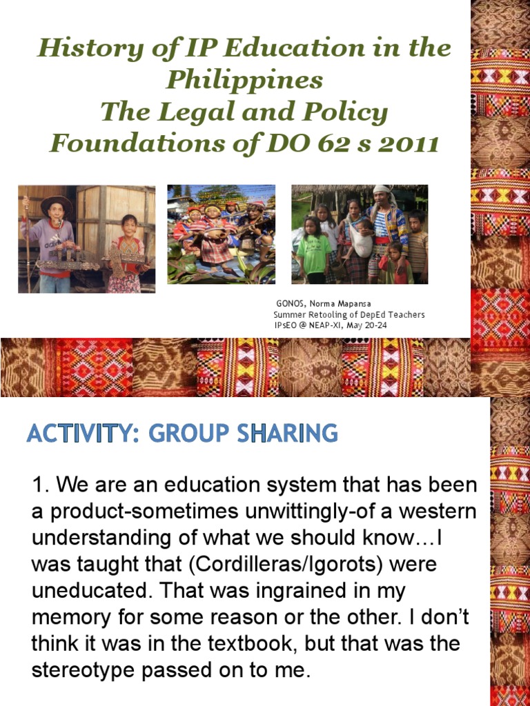 History of IP Education in The Philippines | PDF | Millennium ...
