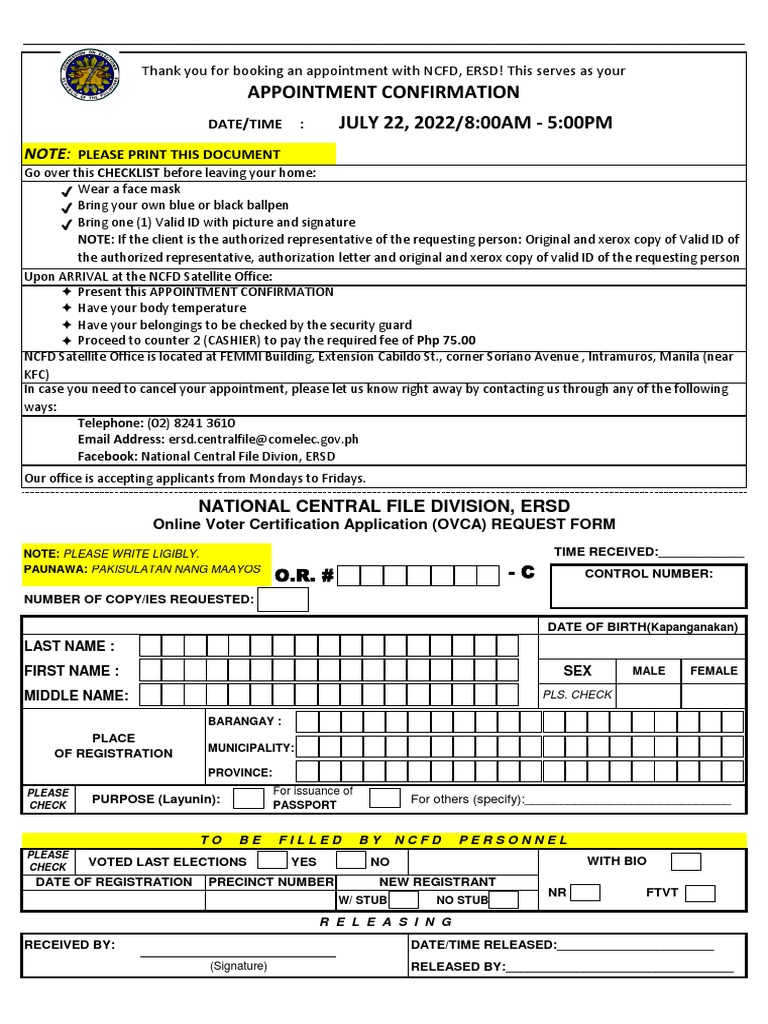 Acs Request Form July 22,, 2022 | PDF | Government | Government And ...