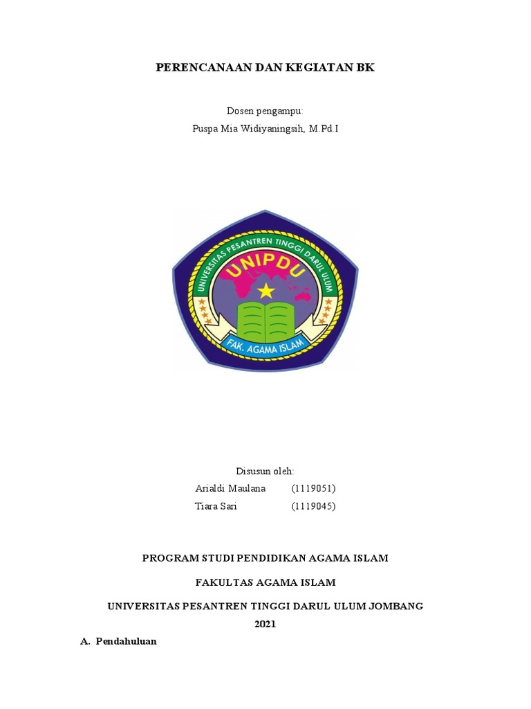 Perencanaan Program BK Sekolah | PDF | Karier & Perkembangan | Bisnis