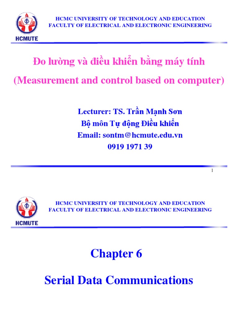 Chapter 6 - Serial Data Communications | PDF | Usb | Computer Hardware