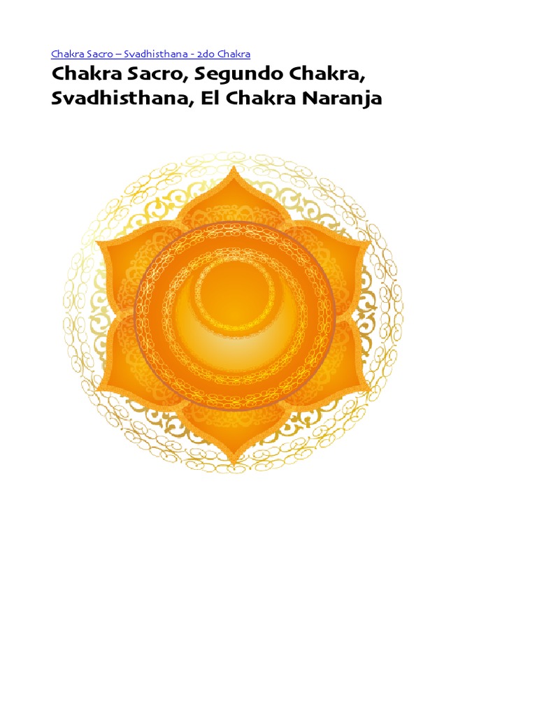 Chakra Sacro: Significado y Funciones | PDF | Placer | Las emociones