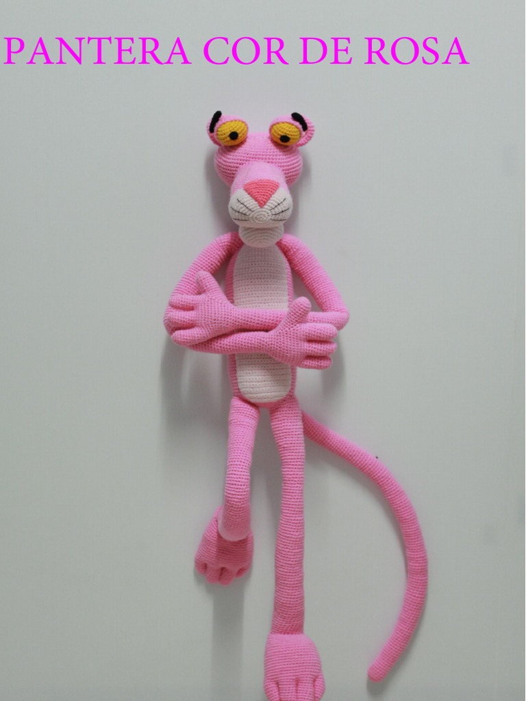 Pantera Cor de Rosa-2 | PDF | Crochê | Anatomia humana