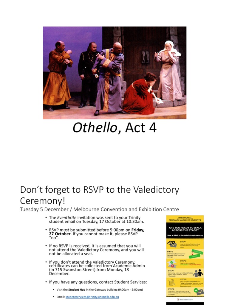 Act 4 (Colm) | PDF | Iago | Othello